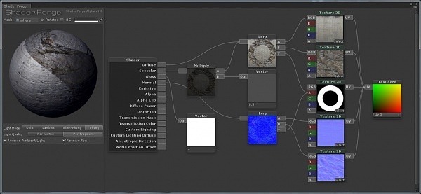 Shader Forge 開発中のunity向けノードベースのシェーダー作成プラグイン!これは期待!