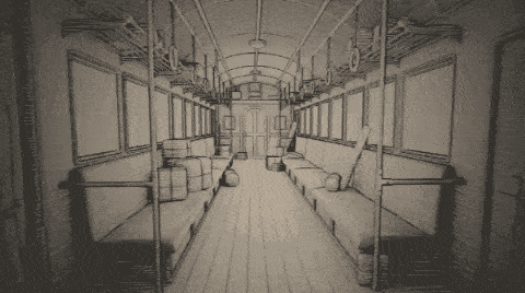 Spirited Away UE4 Hatching Shader Demo - レイトレーシングAOを活用したハッチングシェーダーの検証映像！UE4