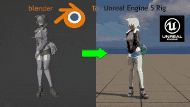 Magic Bone UE5 Rig Creator - 様々なボーン構造のモデルでも、UE5キャラクター向けに変換出来るBlenderアドオン！